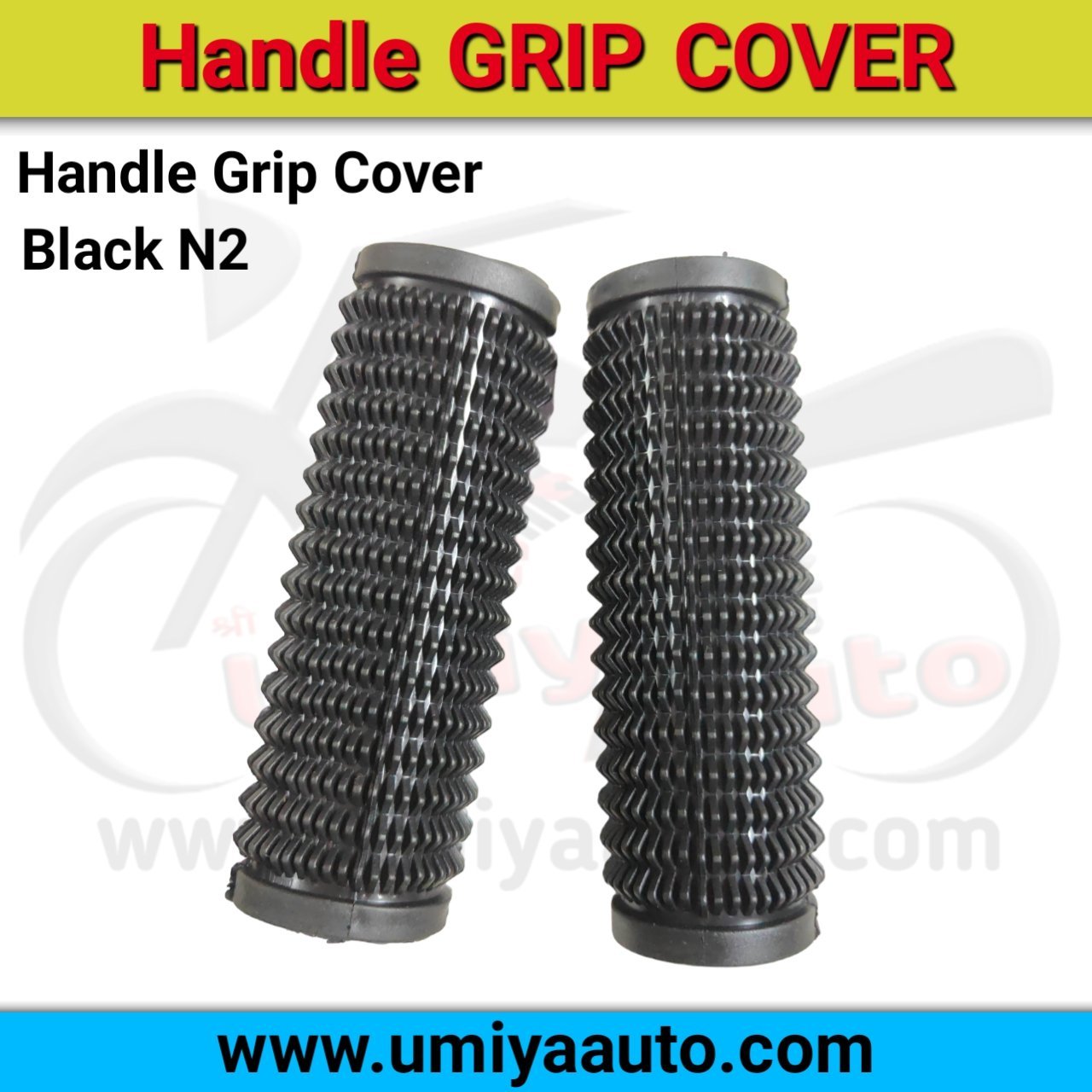 Handle Grip Cover G2 N2 BLACK For All Bikes & EV Scooters – UMIYA KRUPA ...