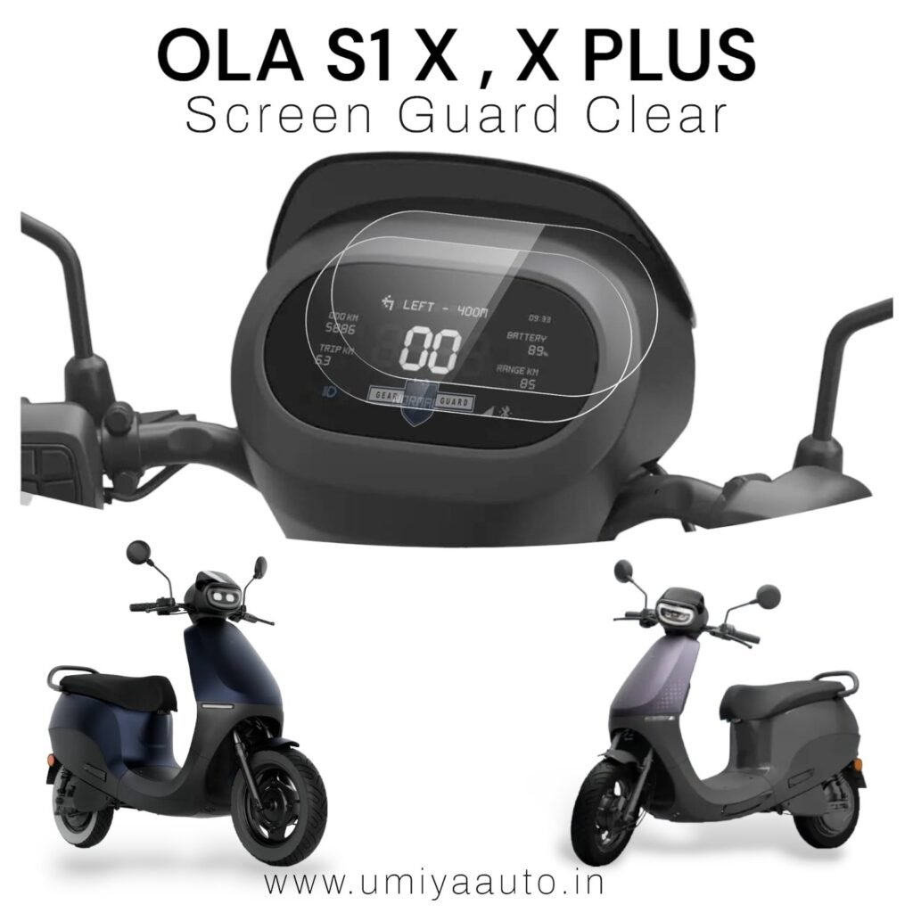 OLA S1 X, S1 X+ Screen Protector Guard Clear – UMIYA KRUPA AUTO CENTER